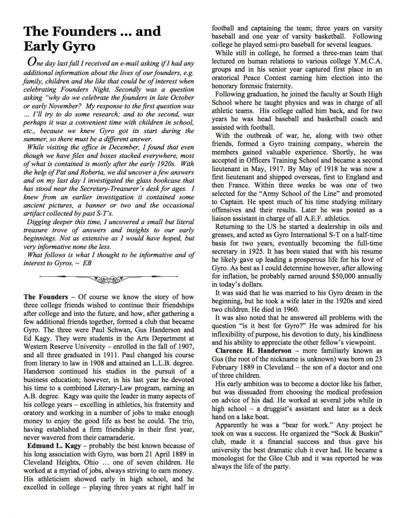 History of Gyro International – Kitimat Gyro Club