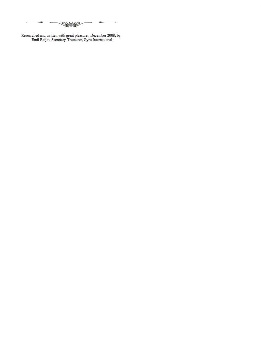 History of Gyro International – Kitimat Gyro Club